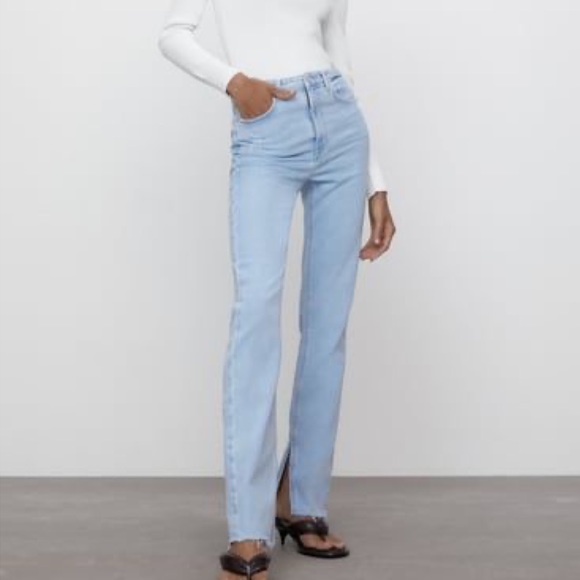 Zara | Jeans | Zara Light Blue Jeans | Poshmark